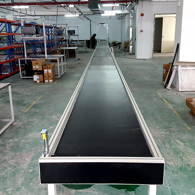 Horizontal Belt Conveyor for Warehouse Automation Flat Belt Conveyor ...